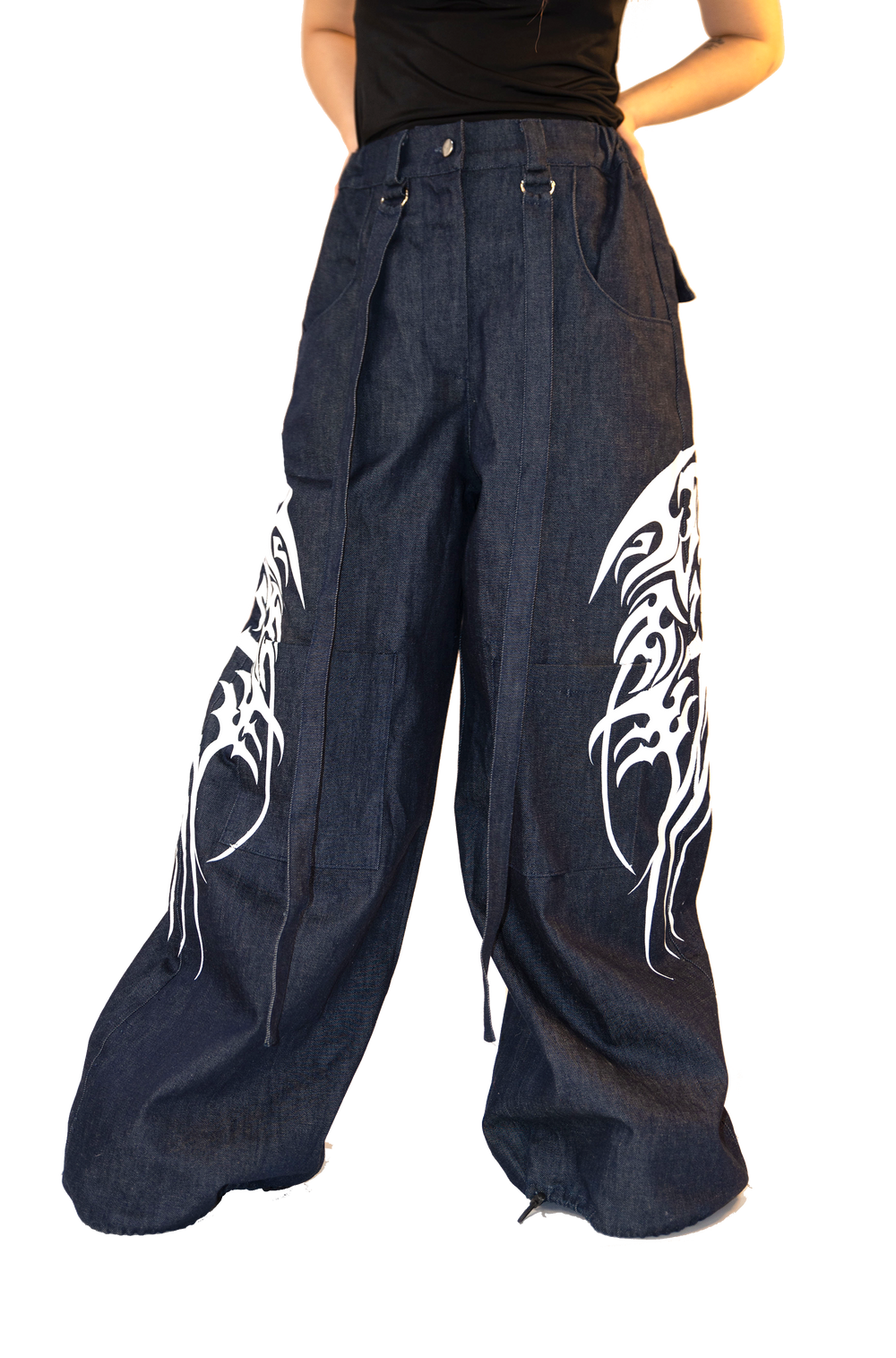 Armore ~ iridescent lilac (curtain pants) - esqape